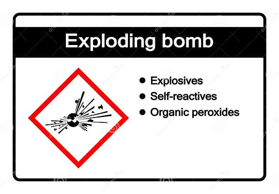 Exploding Bomb Symbol Sign ,Vector Illustration, Isolate on White ...