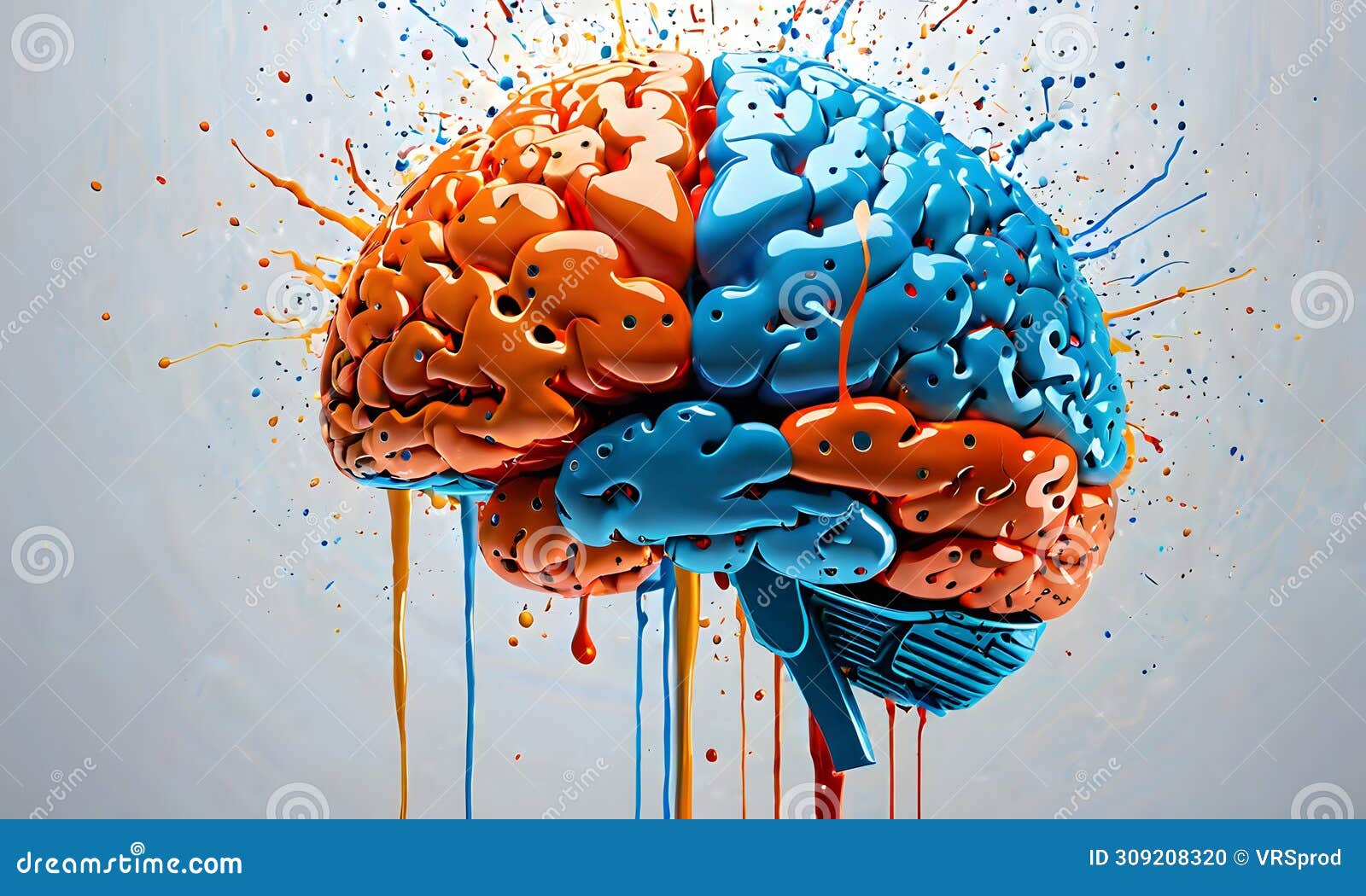 Exploding Brain Concept Image Stock Photo - Image of ideas, innovation ...