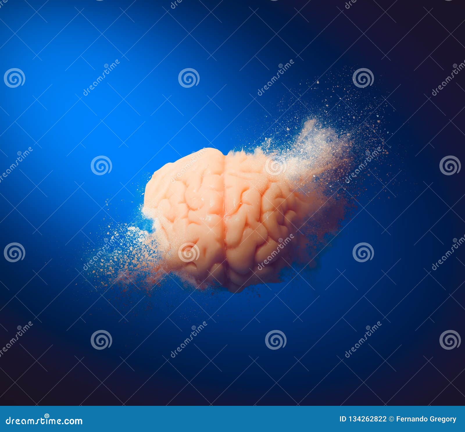 Exploding Brain, Creativity Concept Stock Photo - Image of exploding ...