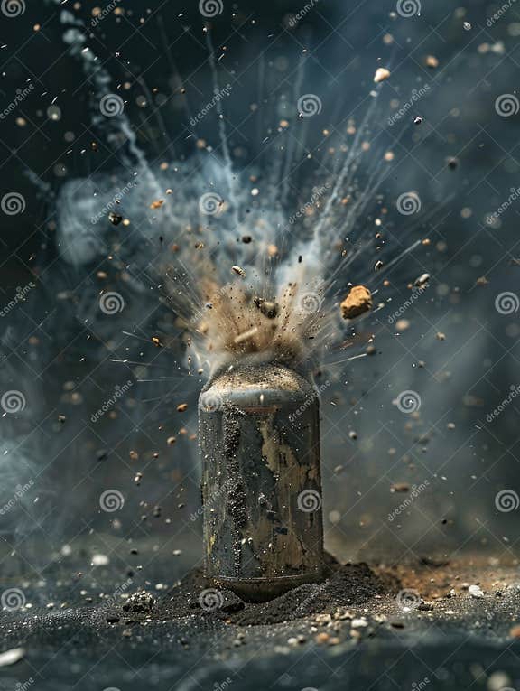 Exploding Bullet stock image. Image of metal, power - 363106029