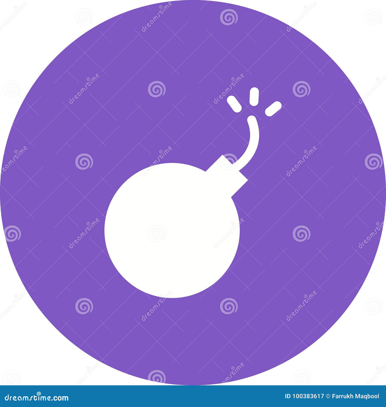 Exploding Cannon Ball stock vector. Illustration of cartoon - 100383617