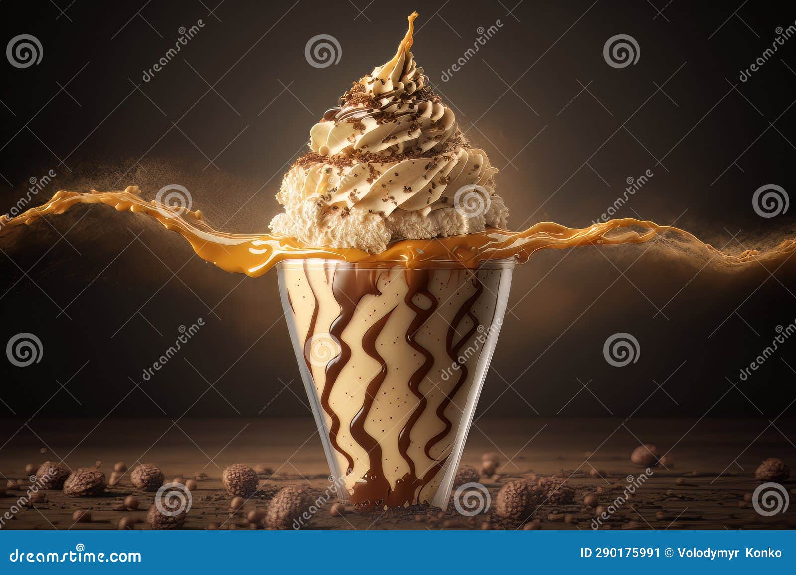 Exploding Caramel Milkshake: a Delicious Explosion of Flavors ...