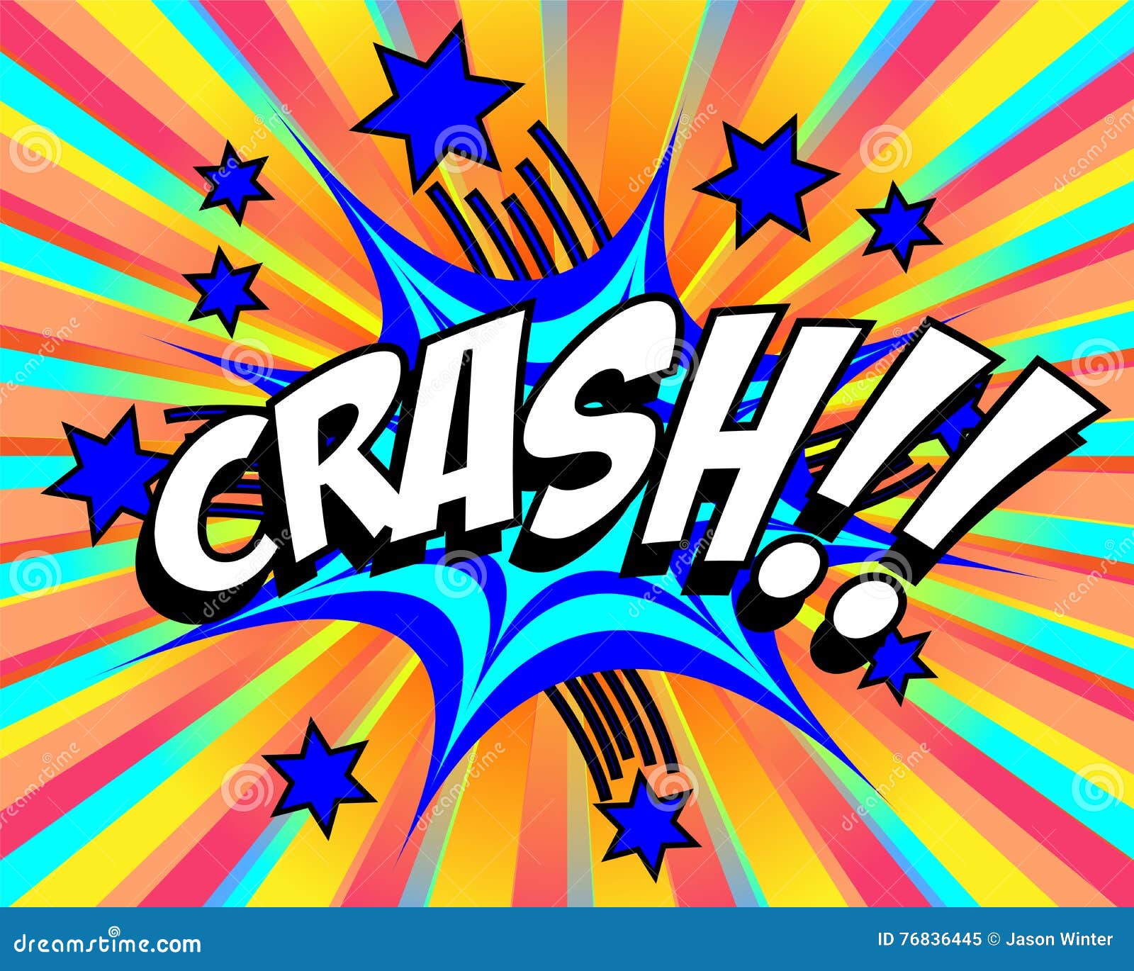 Cartoon Car Crash Or Accident. Vector | CartoonDealer.com #80592344