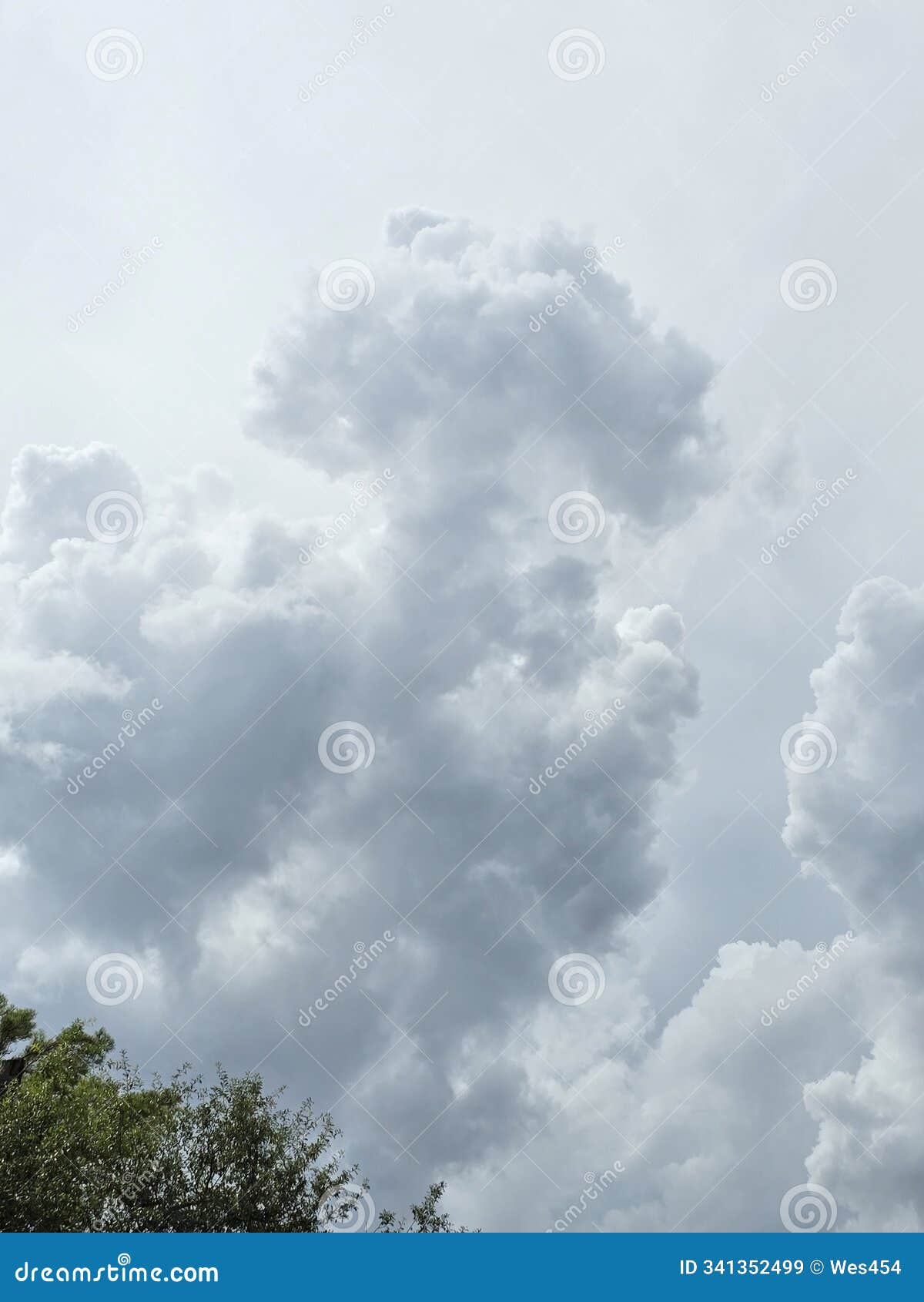 The Exploding Clouds are a Sign of Things To Come Stock Image - Image ...