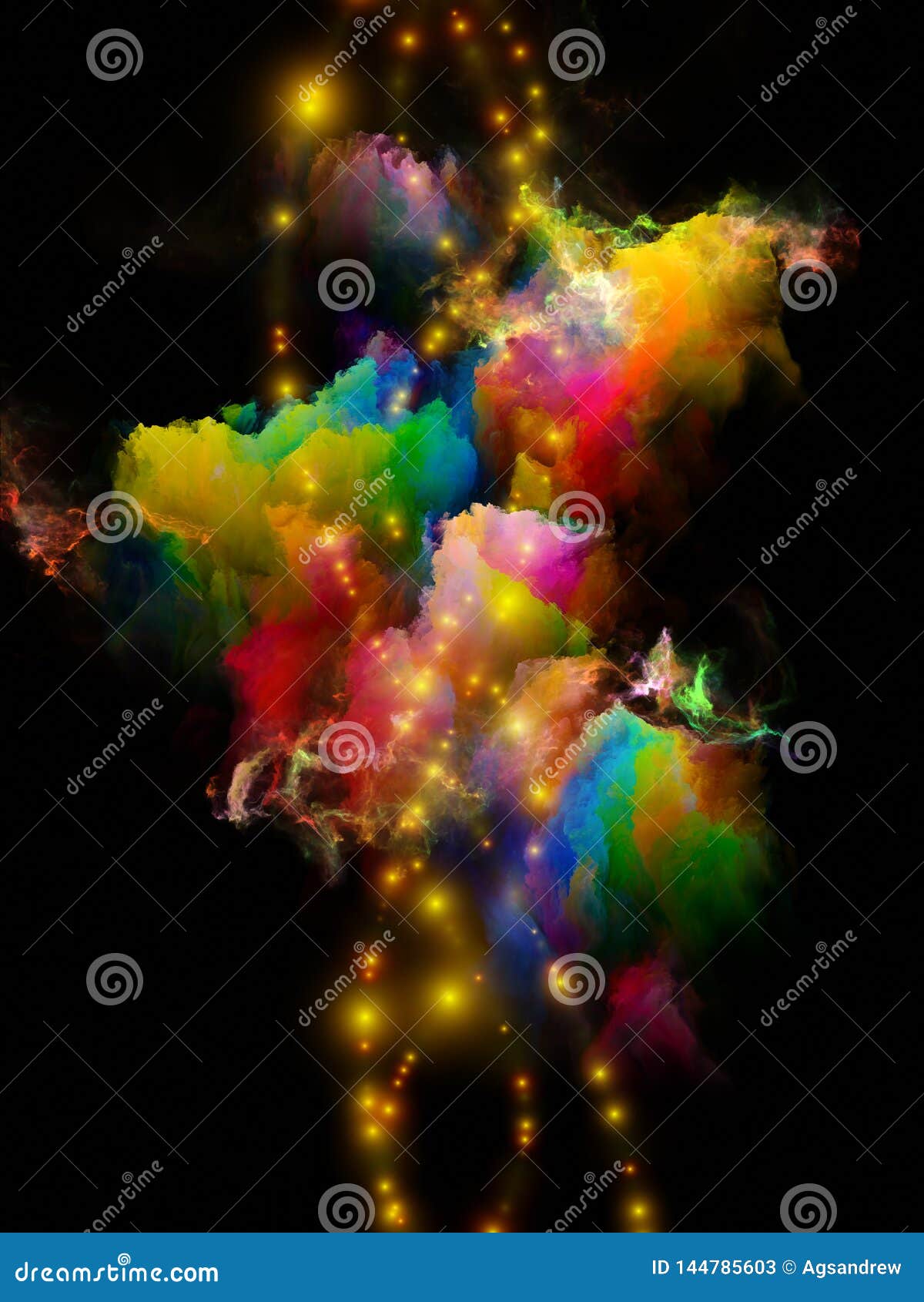 Exploding Color Space stock illustration. Illustration of illuminate ...