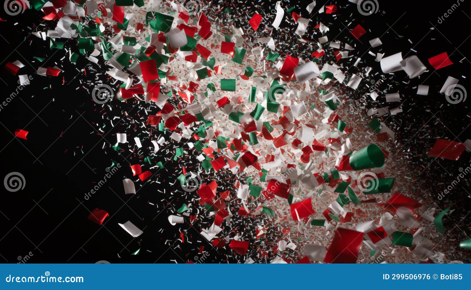 Exploding Colored Confetti Burst for New Years and Celebration Stock ...