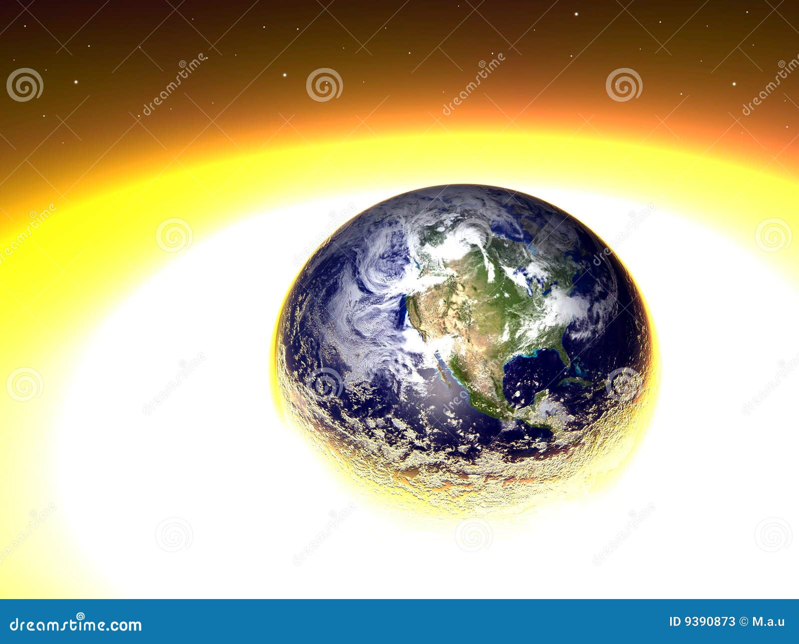 Exploding Earth stock illustration. Illustration of exploded - 9390873