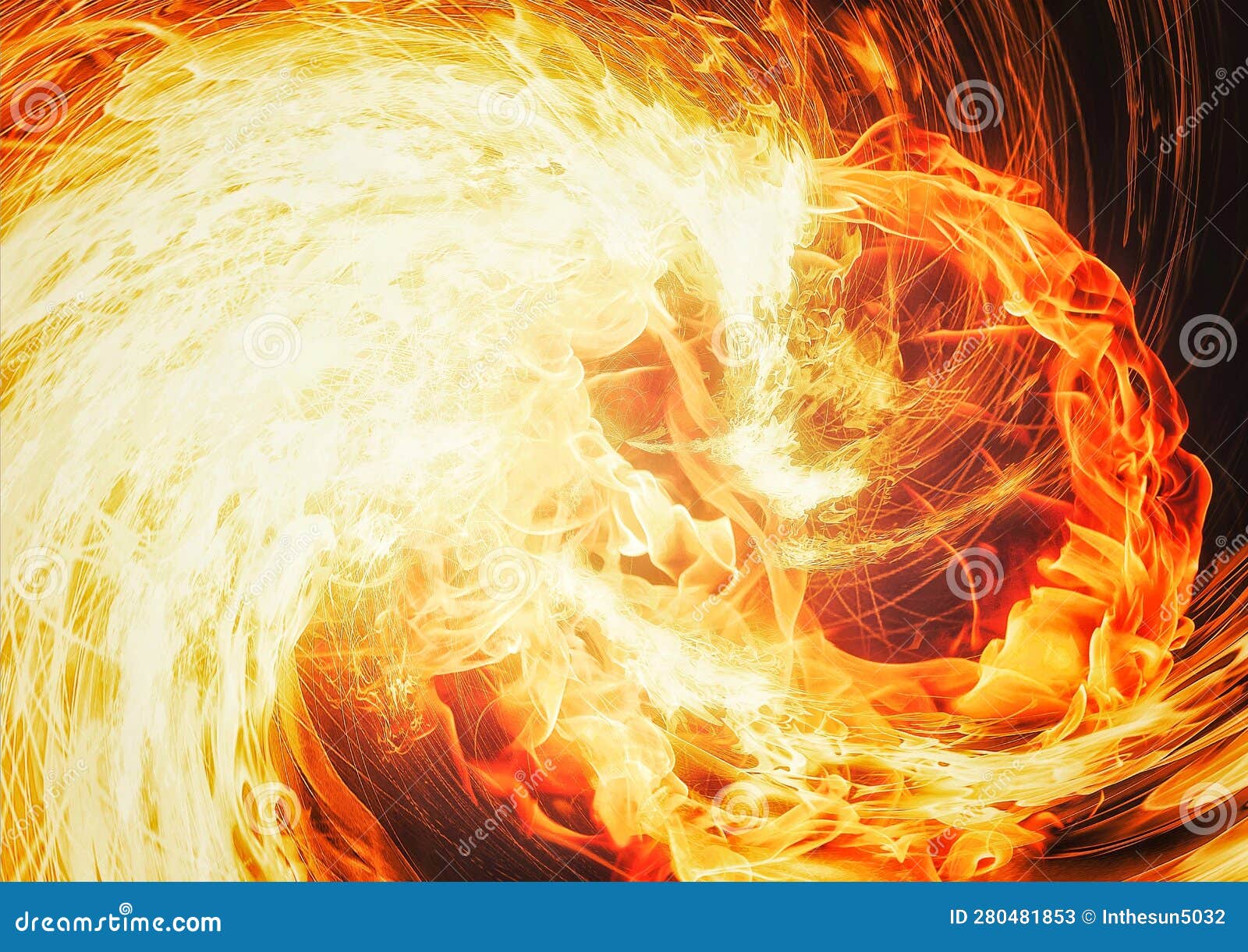 Exploding Fire Flame Abstract Background Stock Image - Image of ...
