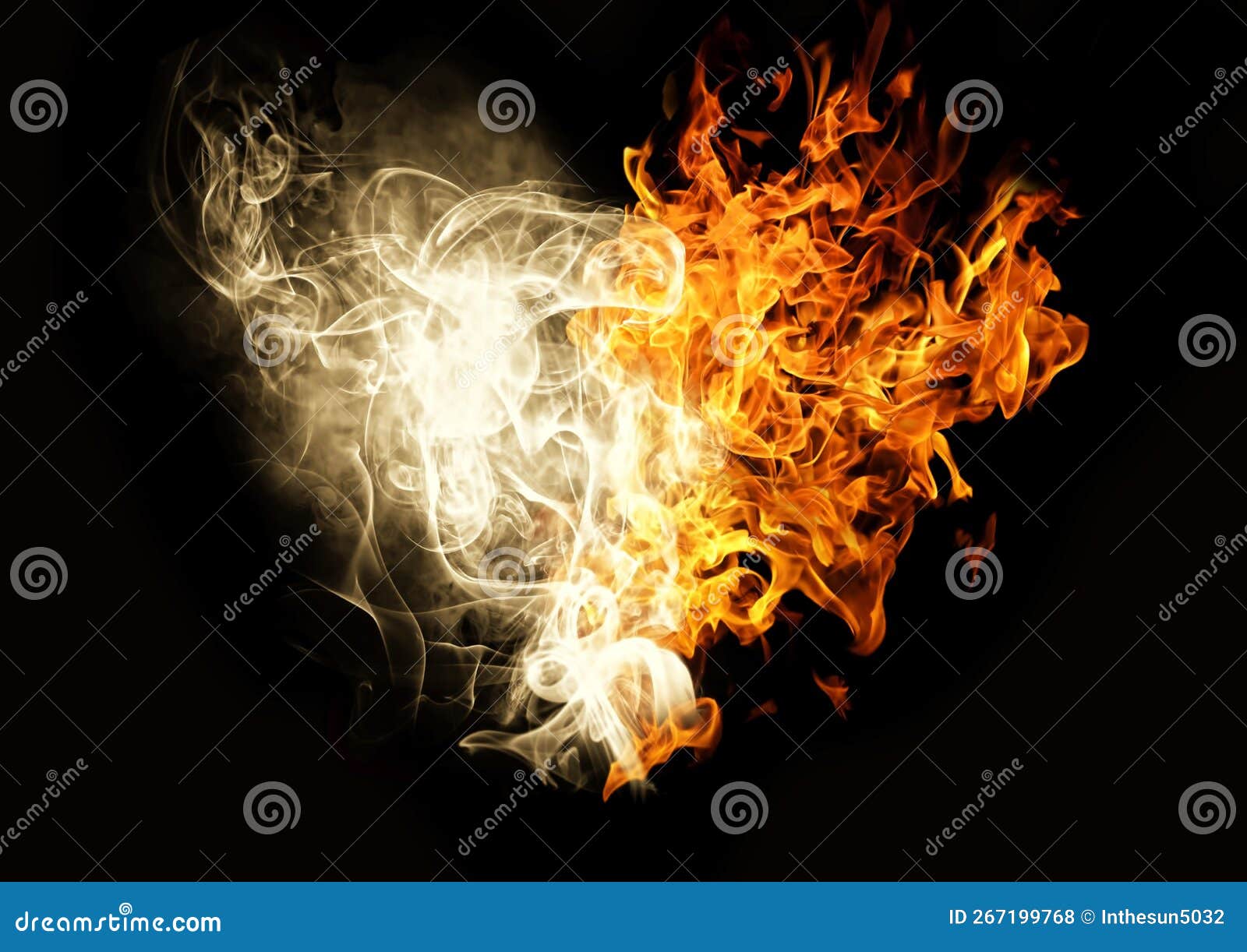 Exploding Fire Flame Abstract Background Stock Illustration ...