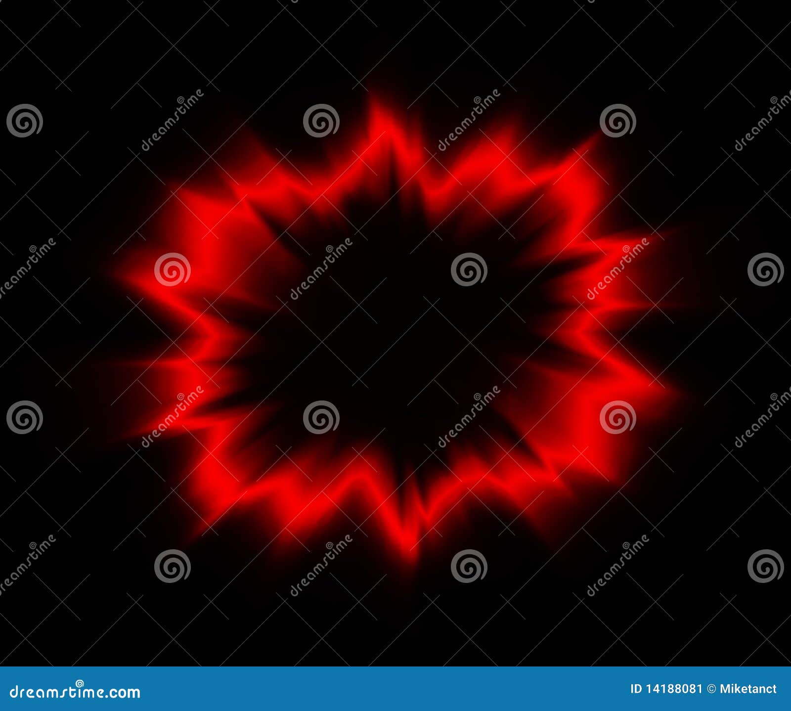 Exploding fire ring effect stock illustration. Illustration of pattern ...