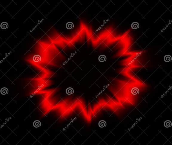 Exploding fire ring effect stock illustration. Illustration of pattern ...
