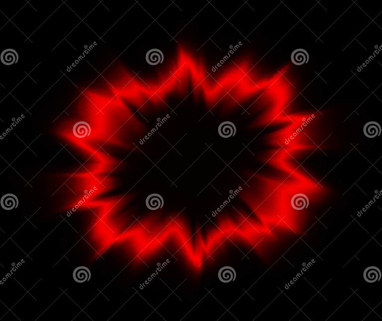 Exploding fire ring effect stock illustration. Illustration of pattern ...