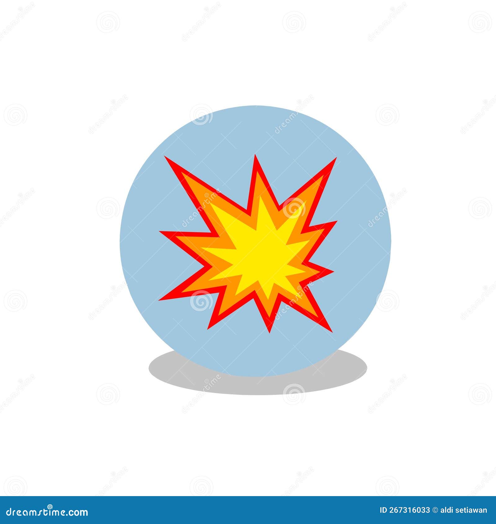 Exploding Fire Vector Illustration Image Stock Illustration ...