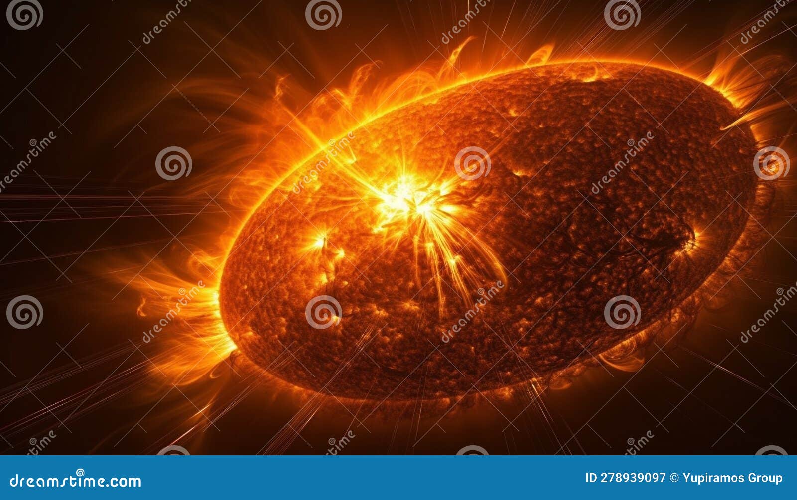 Exploding Fireball Ignites Galaxy, a Natural Phenomenon of Science ...