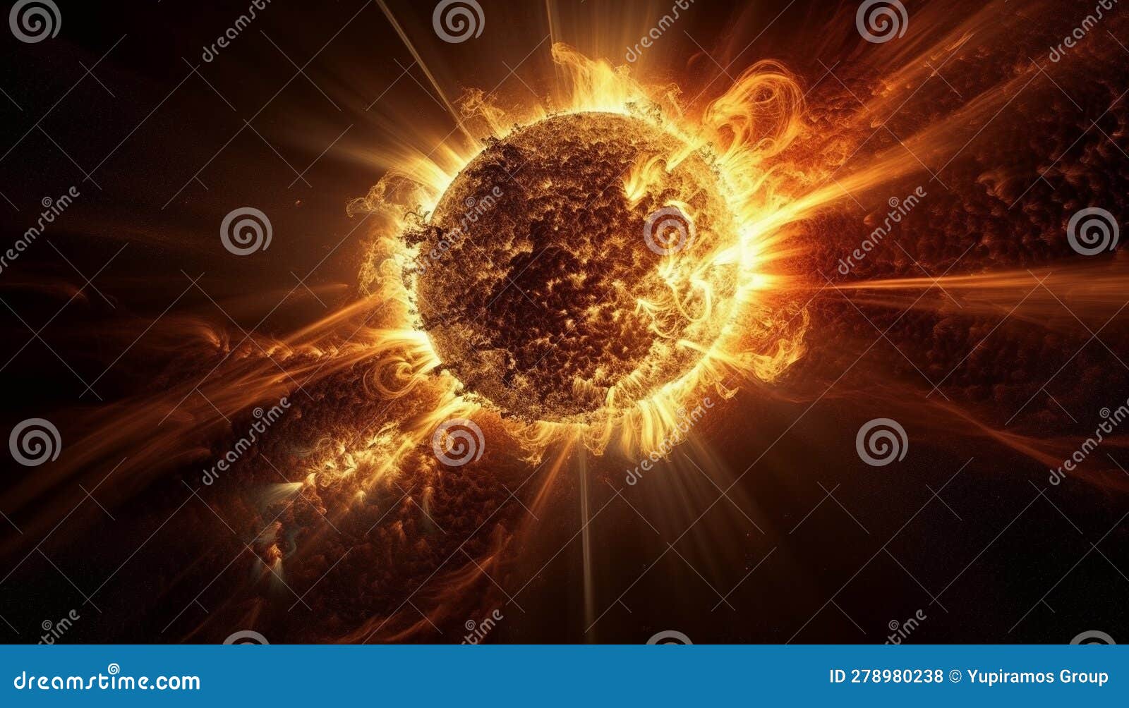 Exploding Fireball Ignites Natural Phenomenon in Futuristic Galaxy ...