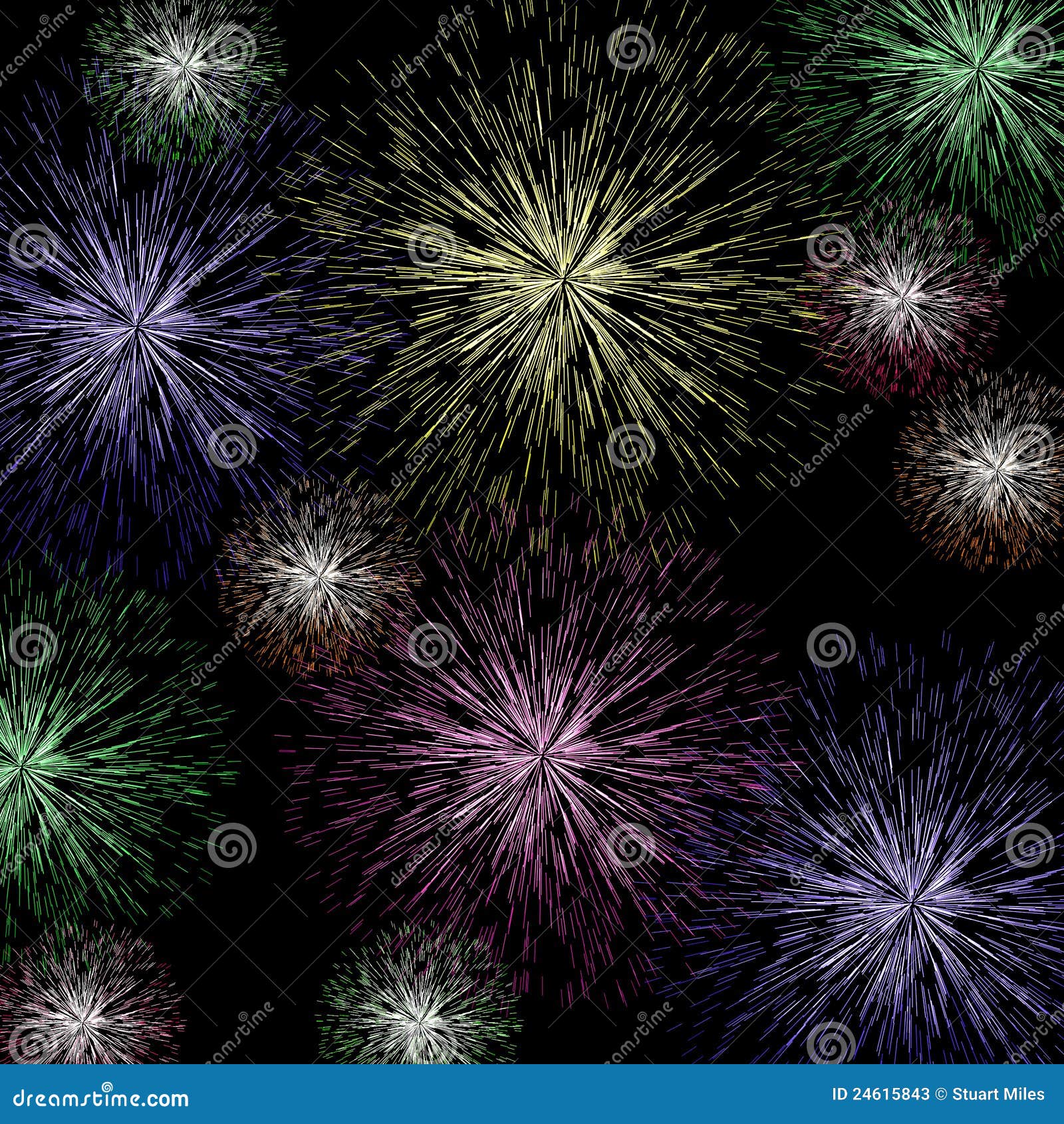 Exploding Firework Background Stock Image - Image of illuminated ...