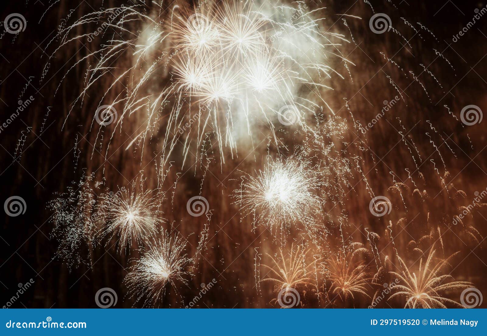 Exploding Fireworks New Year Background Stock Illustration ...