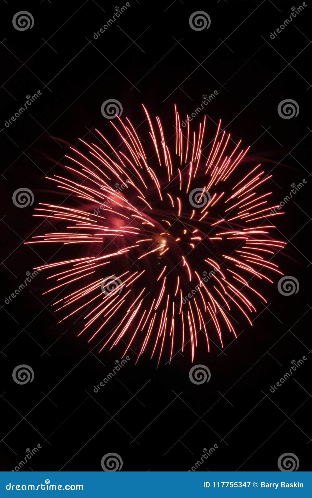 Exploding Fireworks in the Night Sky Stock Image - Image of exploding ...