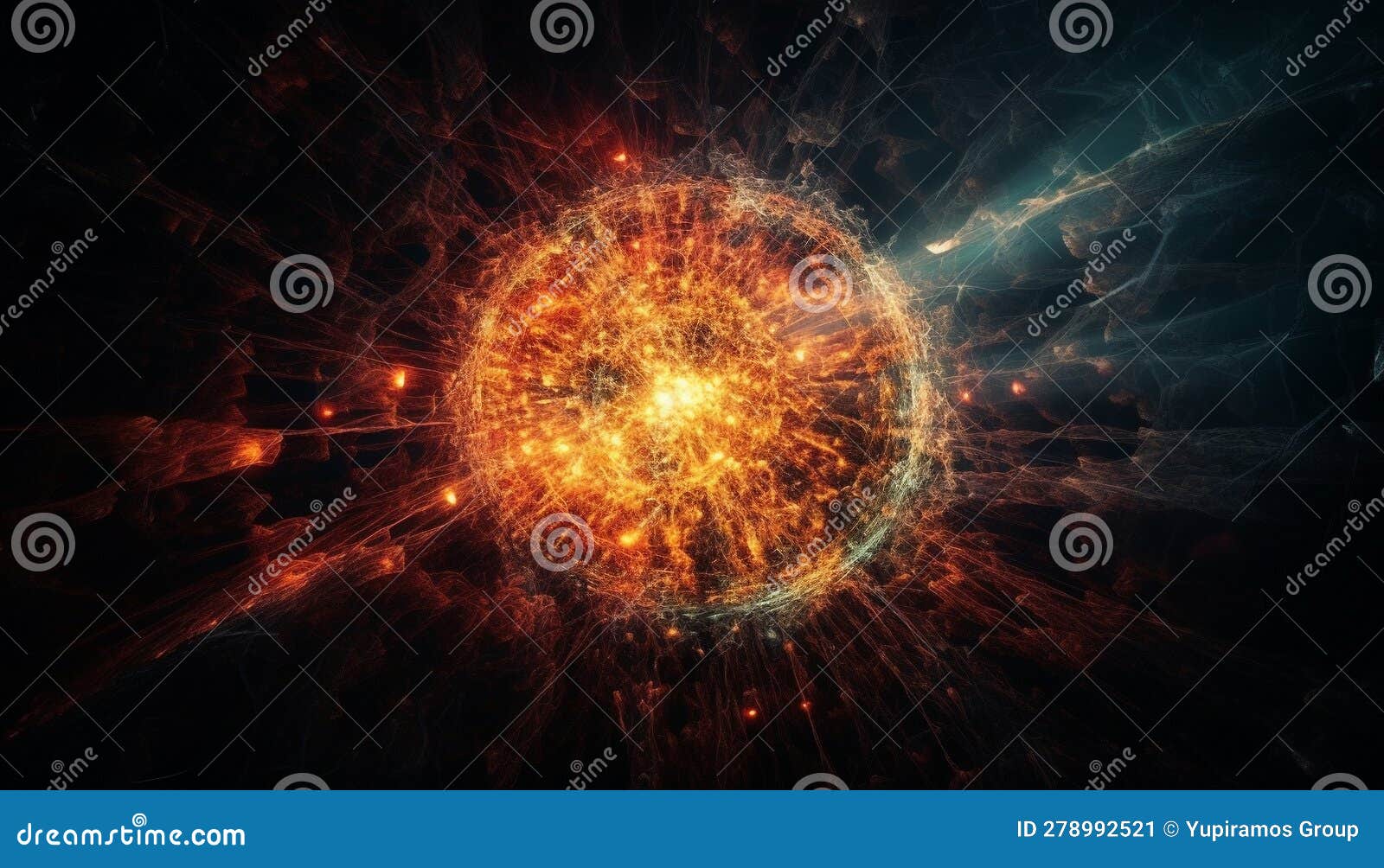 Exploding Galaxy Ignites Abstract Ideas, Sparking Futuristic Creativity ...