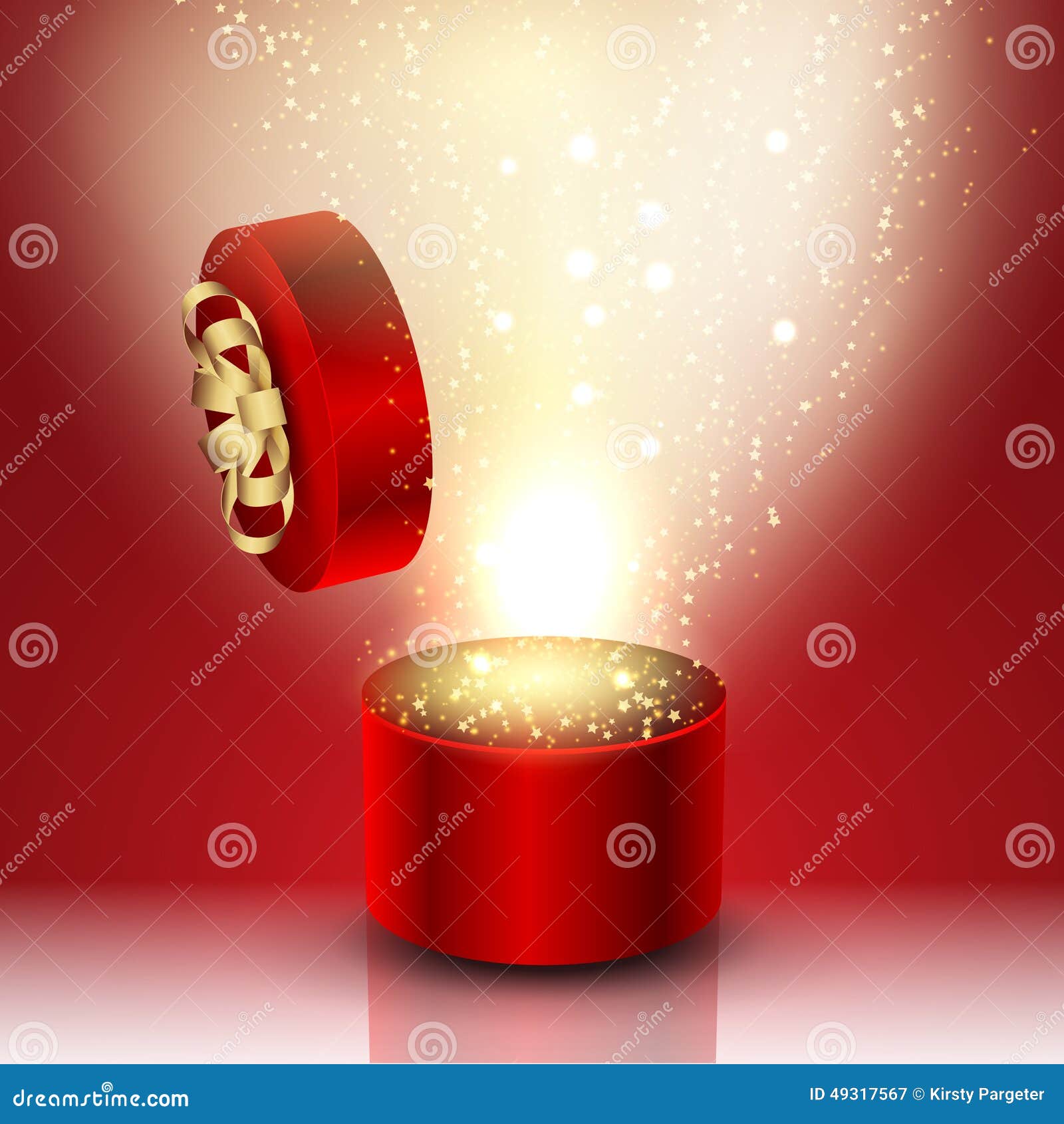 Exploding gift box stock vector. Illustration of vector - 49317567
