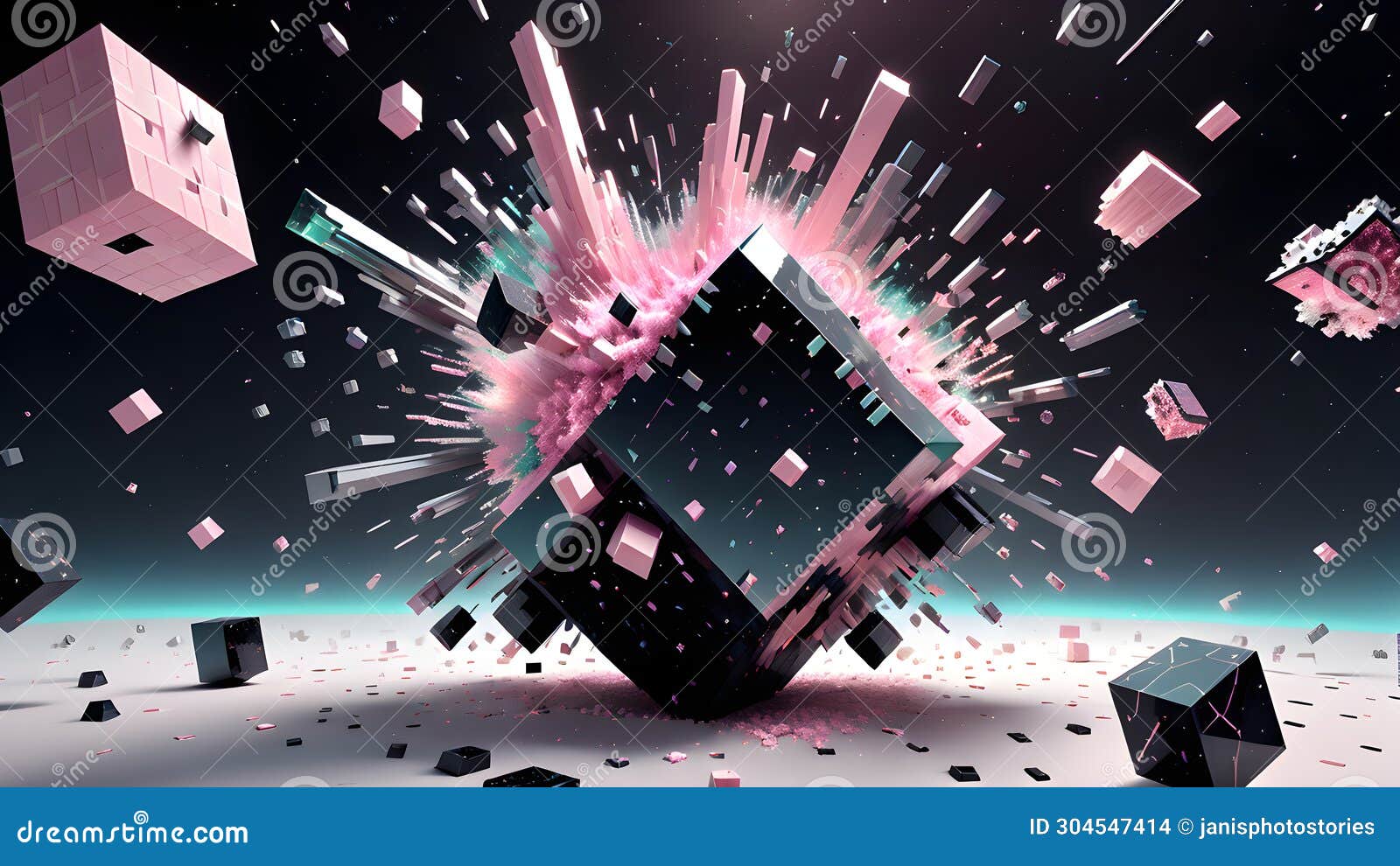 Exploding Minecraft Colorful Cubes Minecraft Blocks Minecraft Textures And Cubes Minecraft