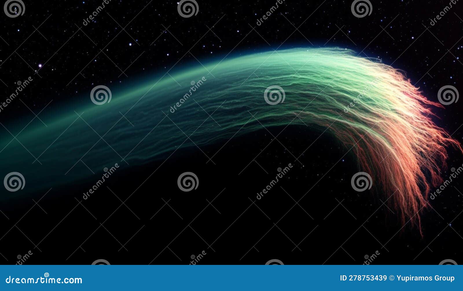 Exploding Nebula Creates Vibrant Colors in Deep Outer Space Generated ...