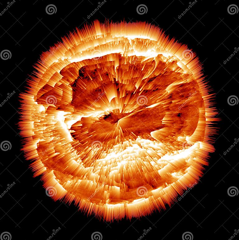 Exploding Planet stock illustration. Illustration of abstract - 1248870