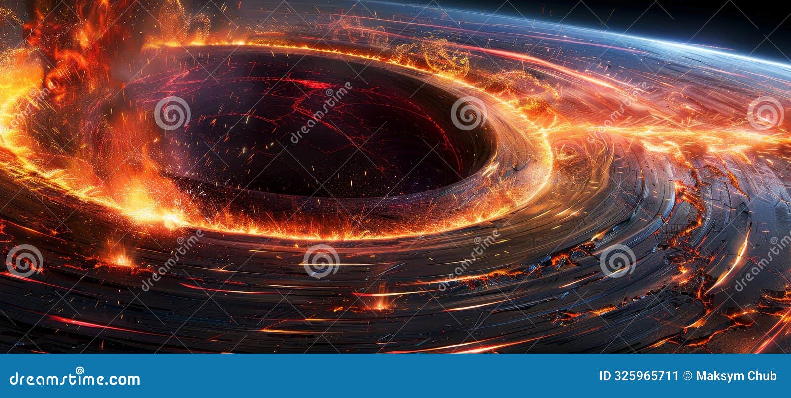 Exploding Planet, Destruction of a Celestial Body, Cosmic Cataclysm ...