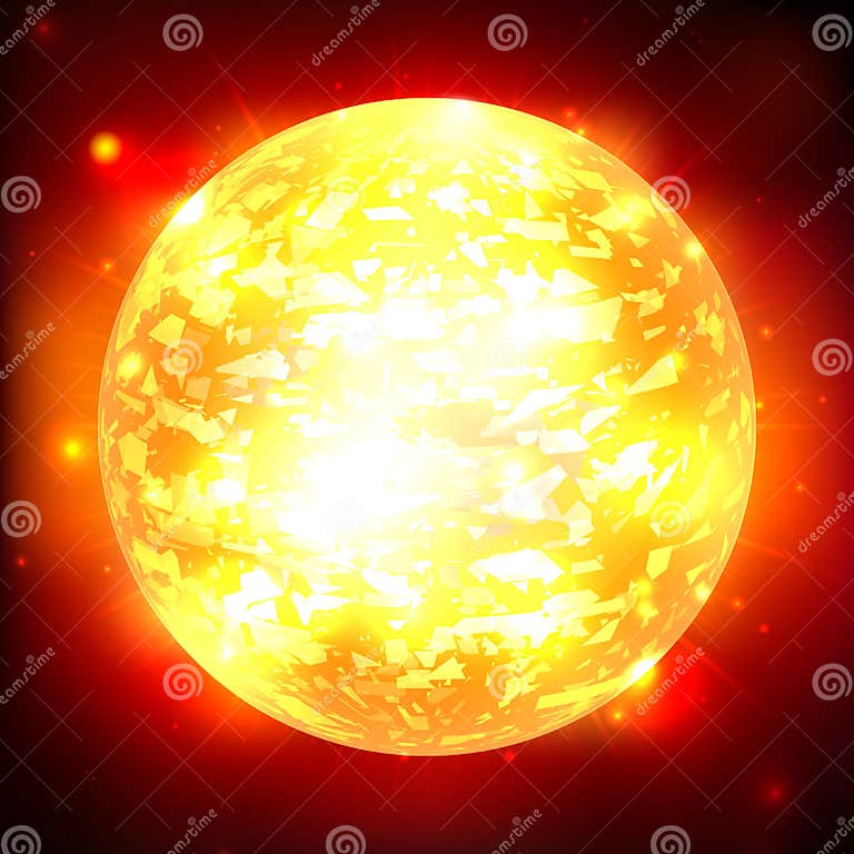 Exploding Planet. stock vector. Illustration of exploding - 33221055