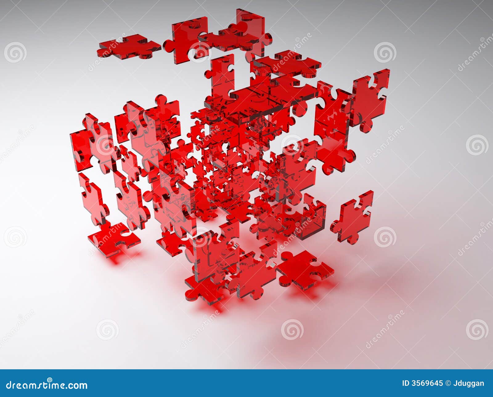 Exploding Puzzle Ball Royalty-Free Stock Image | CartoonDealer.com ...