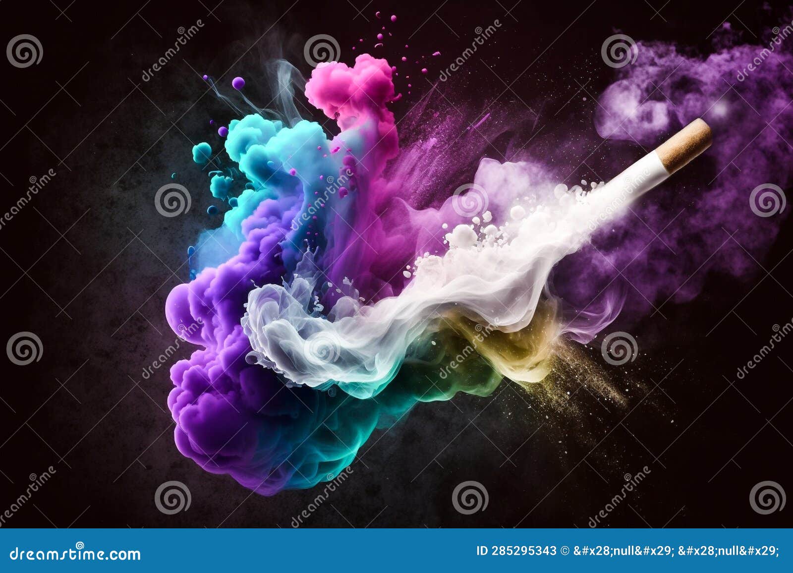 Exploding Smoke, Rolling and Burning Cigarettes,beautiful Smoke ...