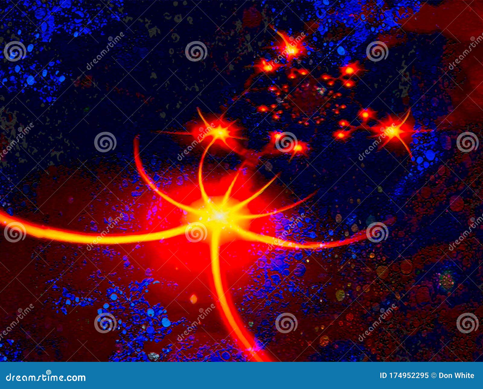 Star Cluster Color Icon Thin Line, Linear, Outline Vector. Star Cluster ...