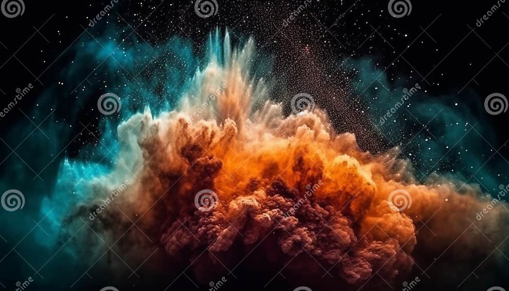 Exploding Star Creates Abstract Constellation in Bright Yellow Galaxy ...