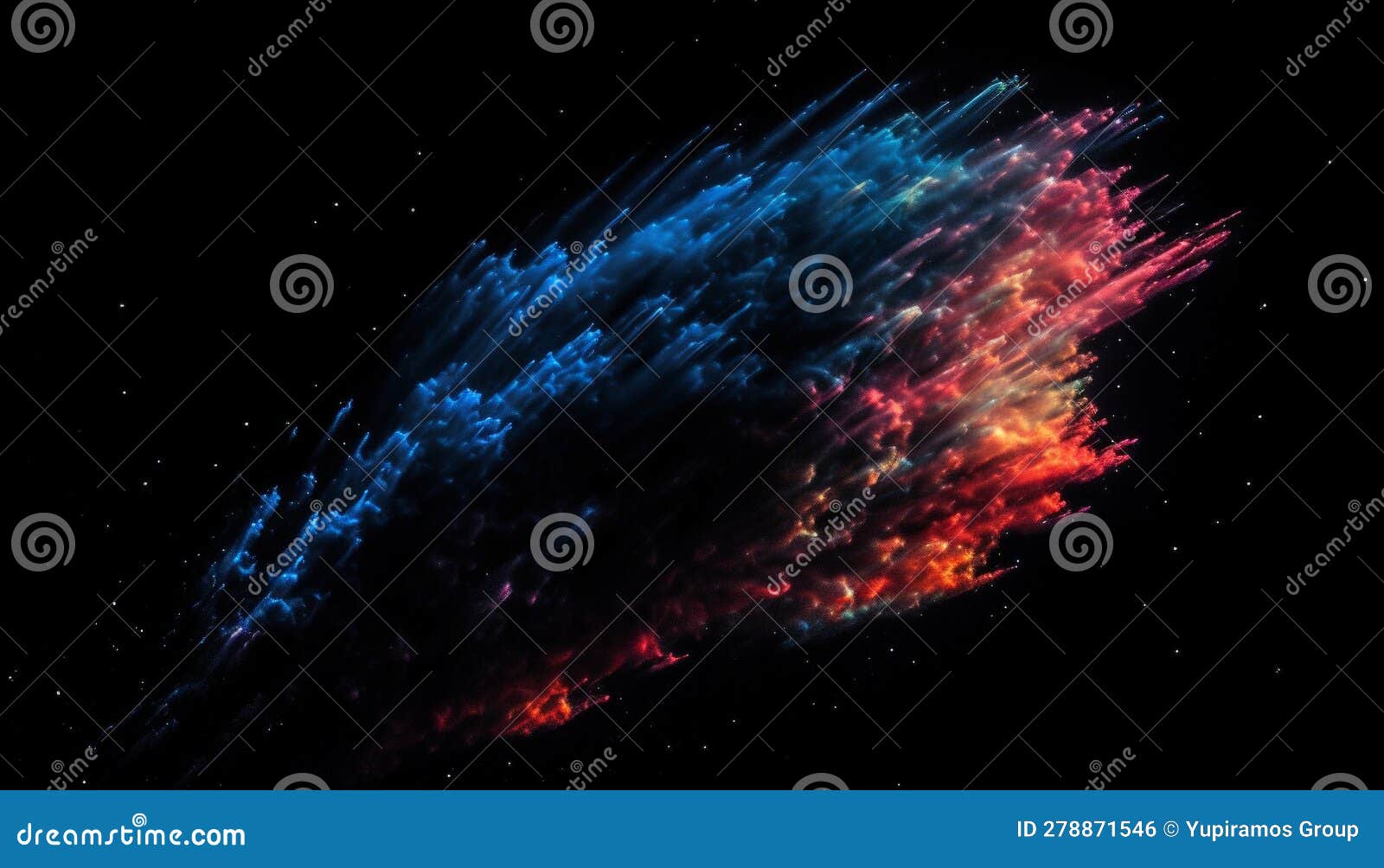 Exploding Star Creates Vibrant Multi Colored Nebula in Deep Space ...