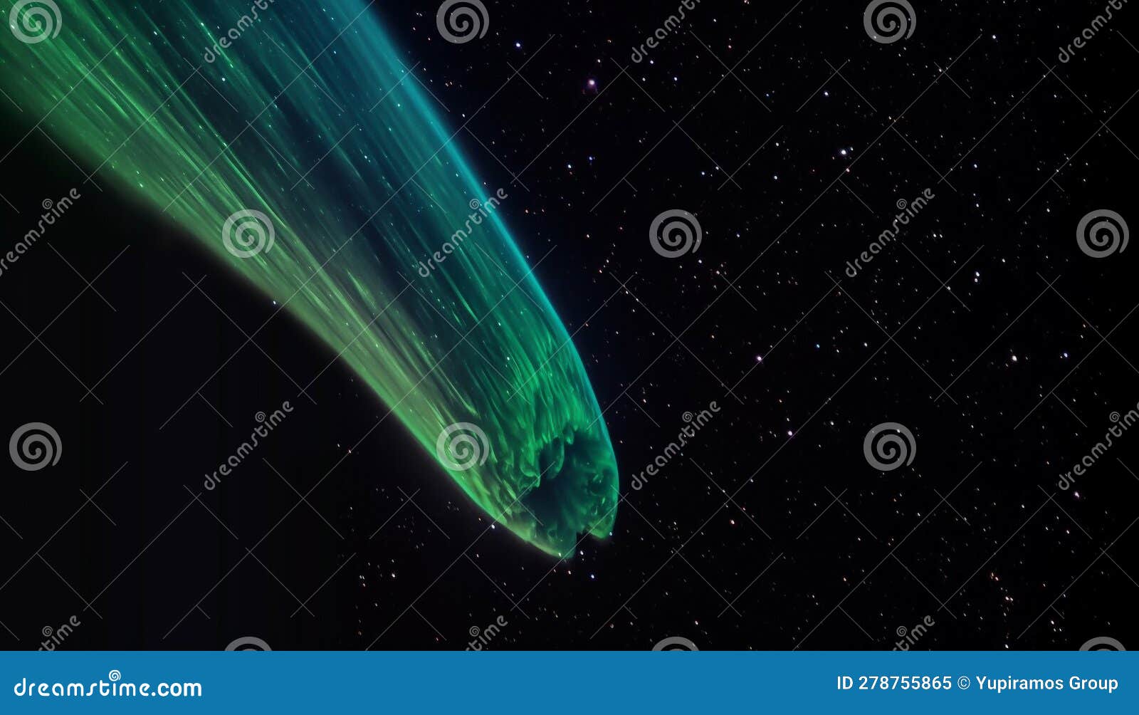 Exploding Star Igniting Vibrant Colors in a Milky Way Backdrop ...