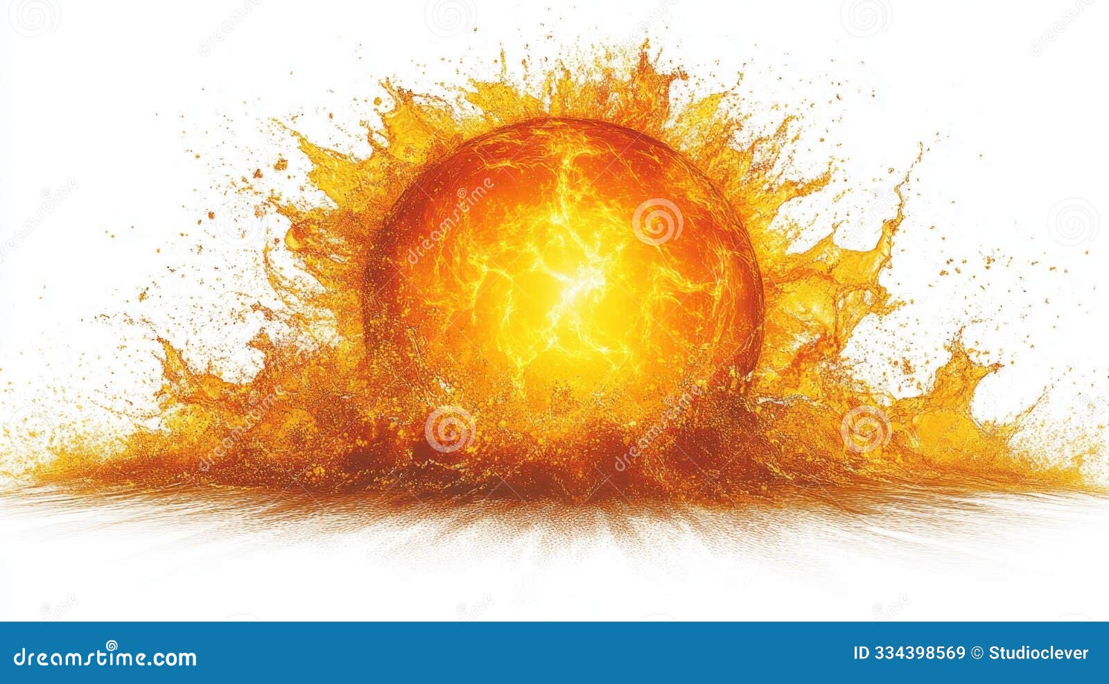 Fiery Exploding Burst Background Stock Photography | CartoonDealer.com ...
