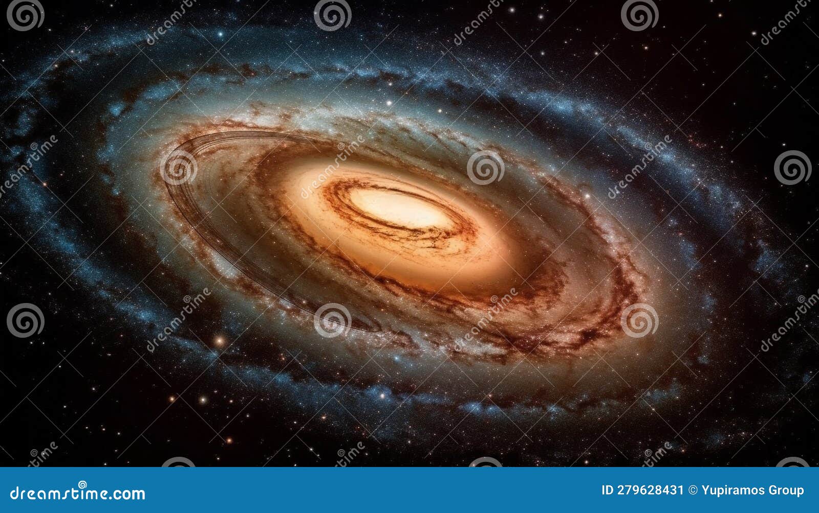 Exploding Supernova Creates Spiral Wave in Deep Galaxy Space Generated ...