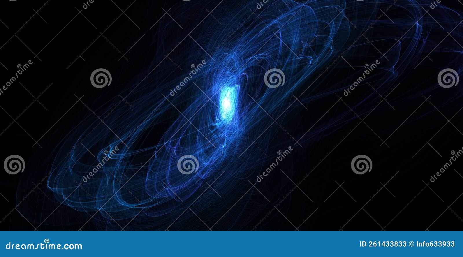 Exploding Supernova, Forminng of Nebula. Black Hole in the Center of ...