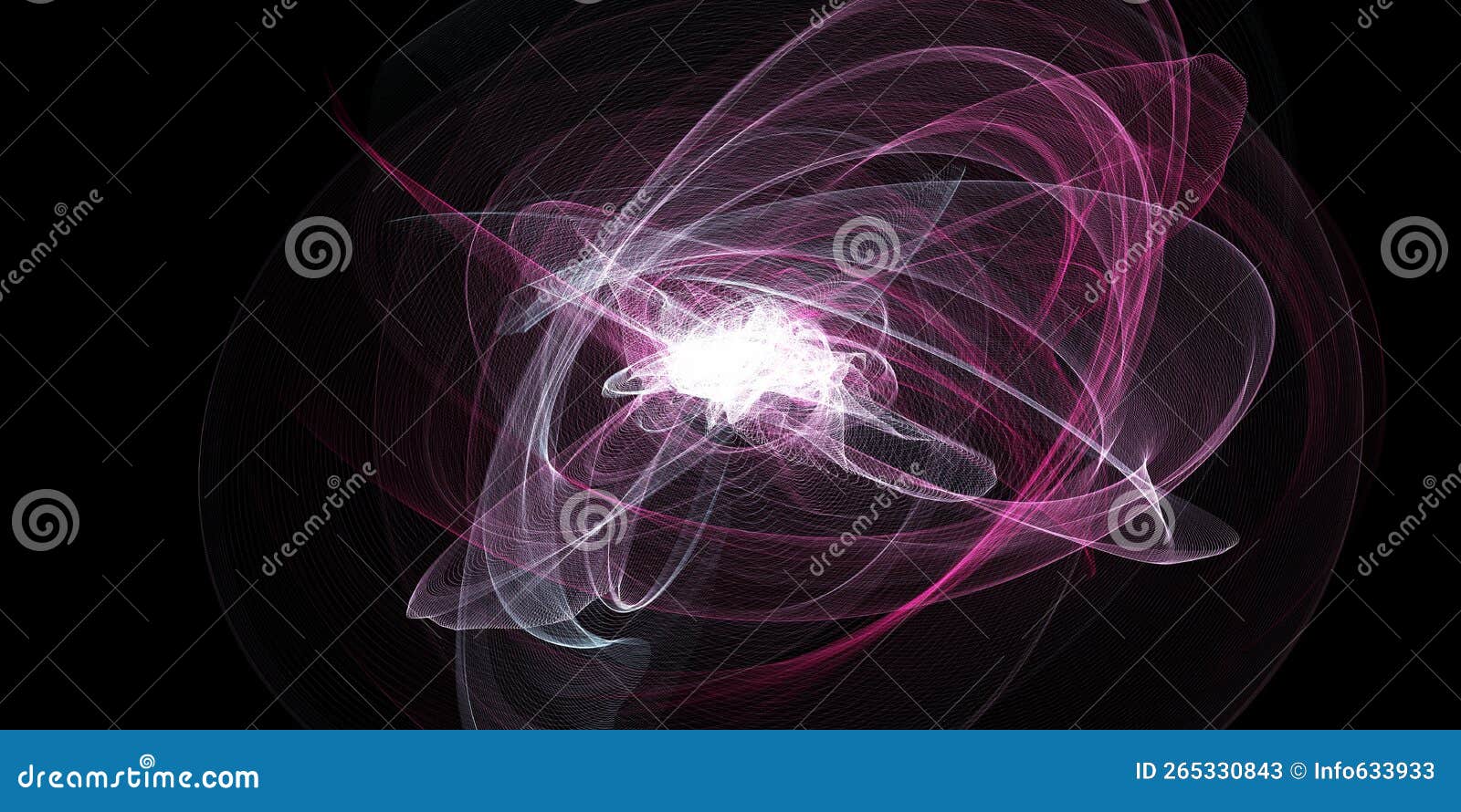 Exploding Supernova, Forminng of Nebula. Black Hole in the Center of ...