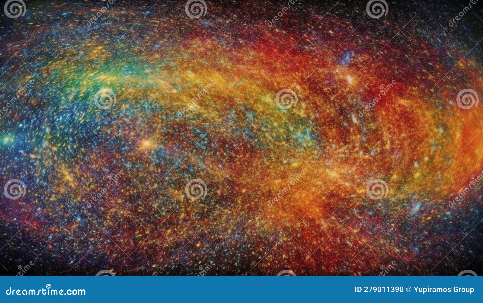 Exploding Supernova Illuminates Deep Space in Abstract Star Field ...