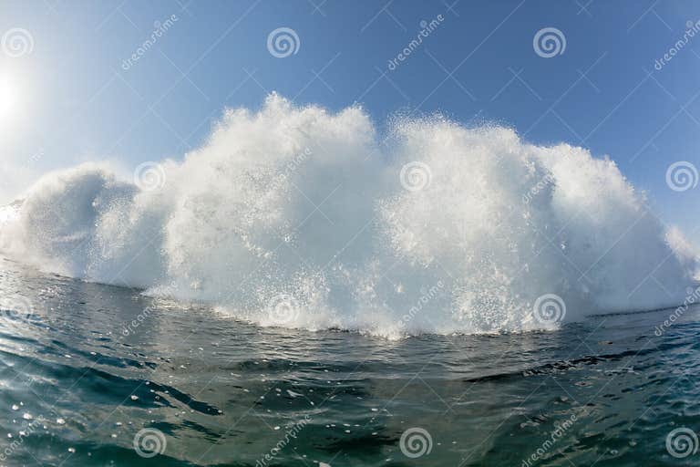 Exploding White Water Ocean Wave Stock Photo - Image of breaking, water ...