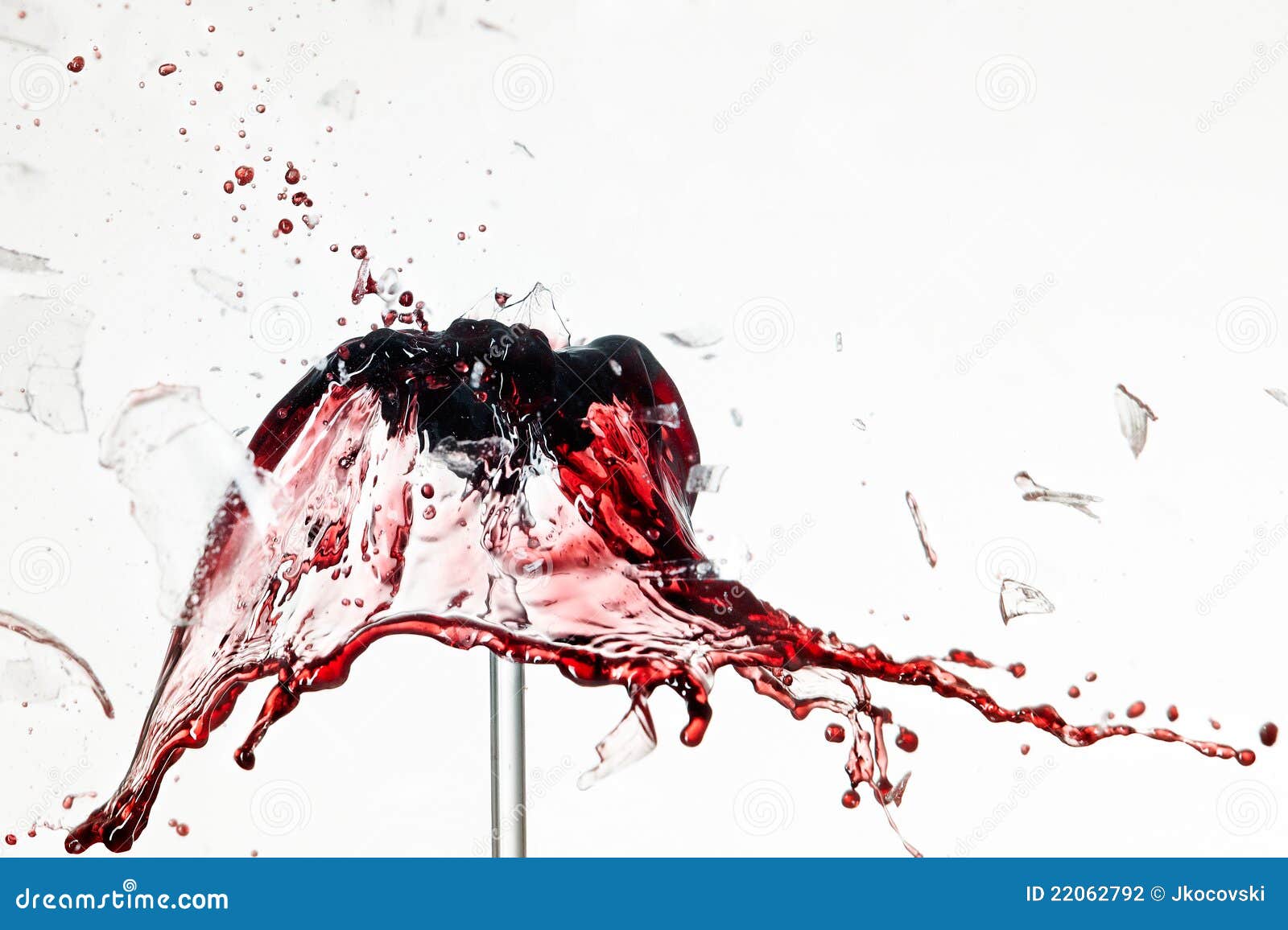 Exploding wineglass stock photo. Image of wineglass, drop - 22062792