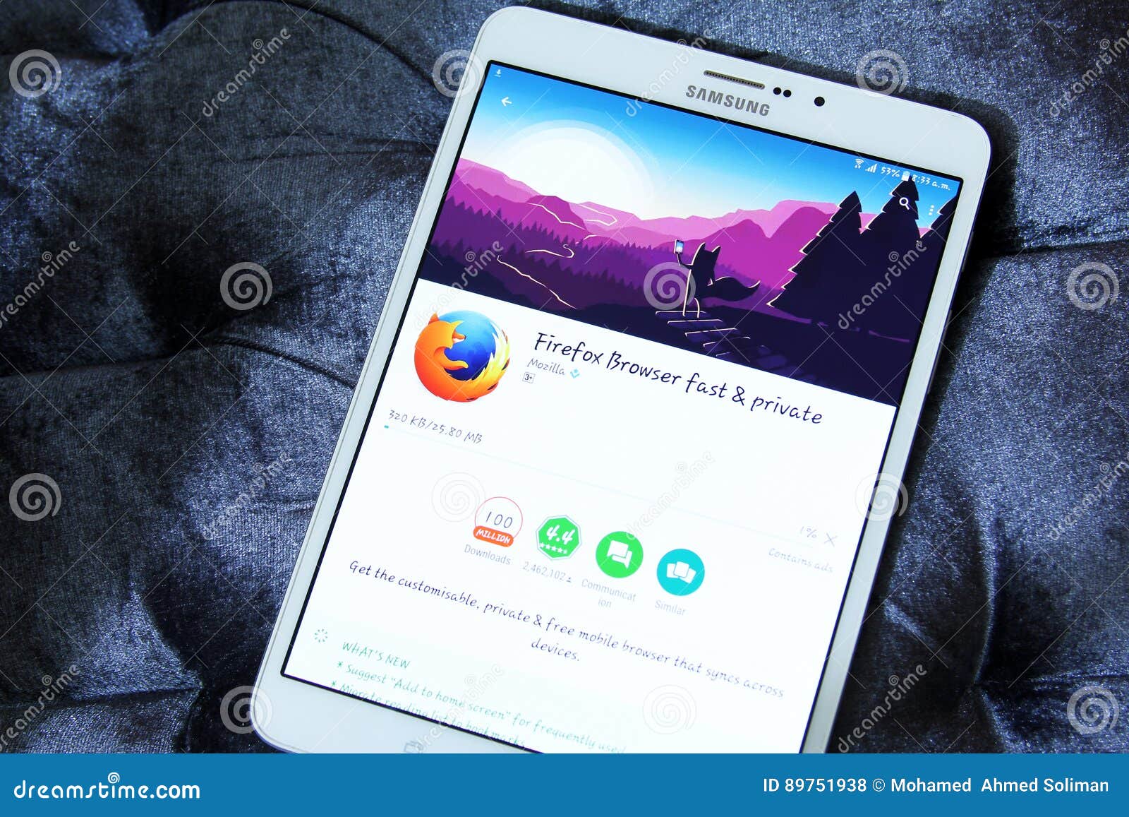 Explorador Web App De Firefox Foto de archivo editorial - Imagen de ...