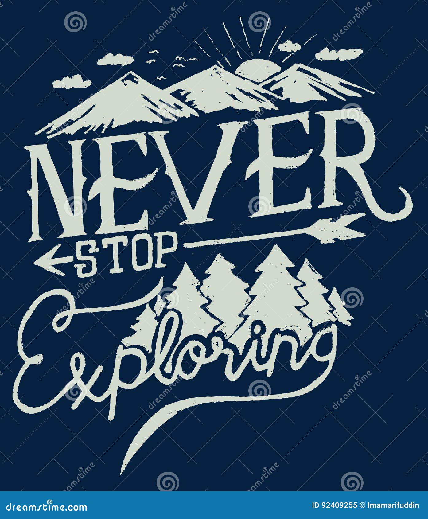 Explorar ilustração do vetor. Ilustração de explorar - 92409255