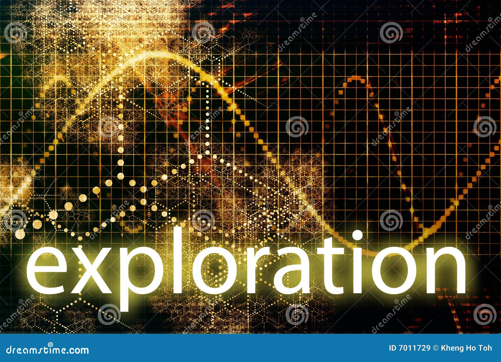 Exploration Abstract Technology Stock Illustration - Illustration of ...