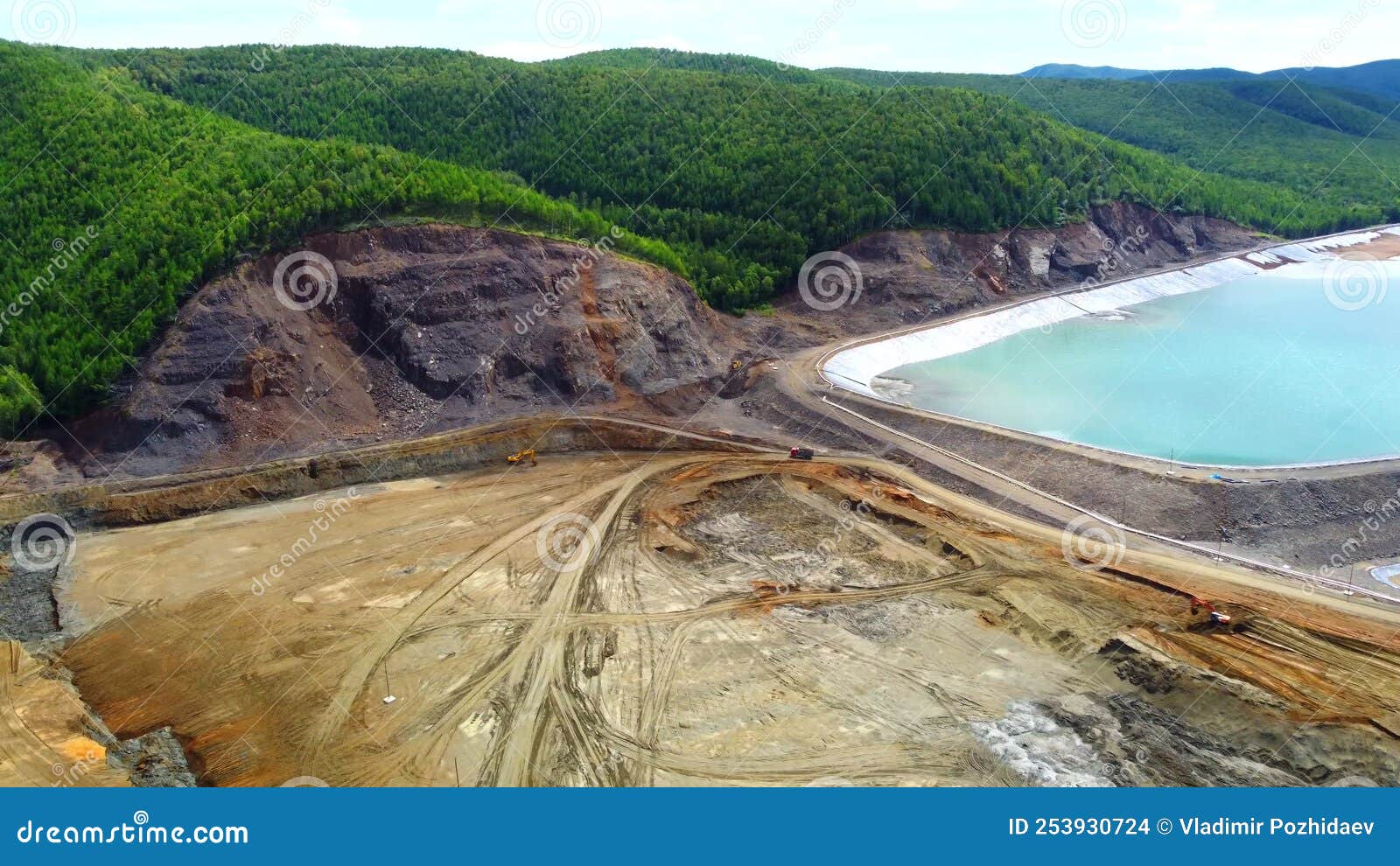 Quarries of the Mining and Processing Plant. Stock Footage - Video of ...