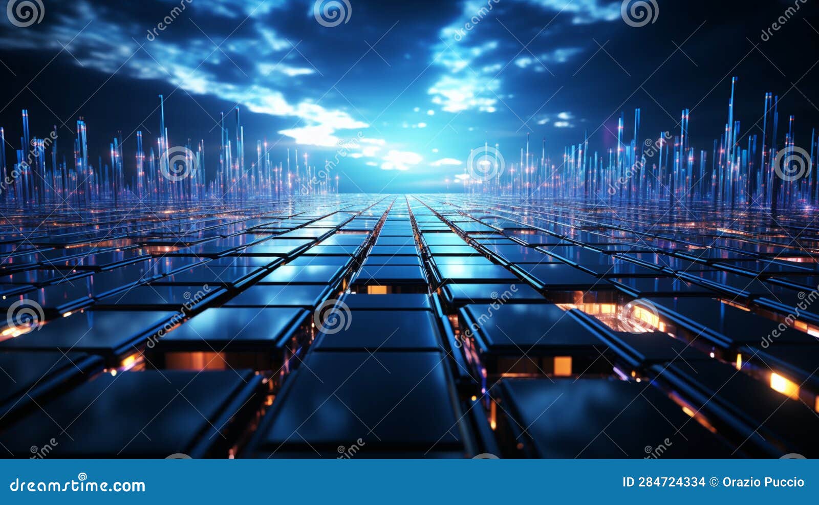 Exploration of the Future of Cyberspace - Tech Backgrounds in Brilliant ...