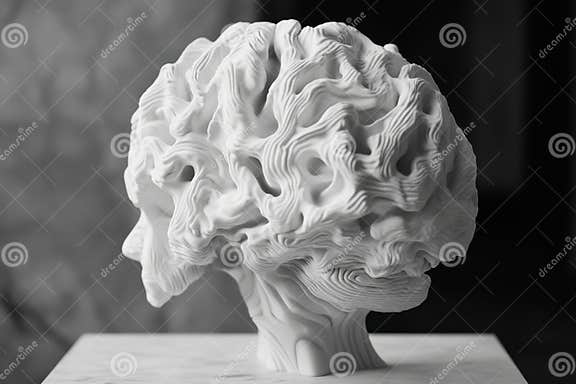 Exploration of the Intricate Structure of a Human Brain Showcasing Its ...