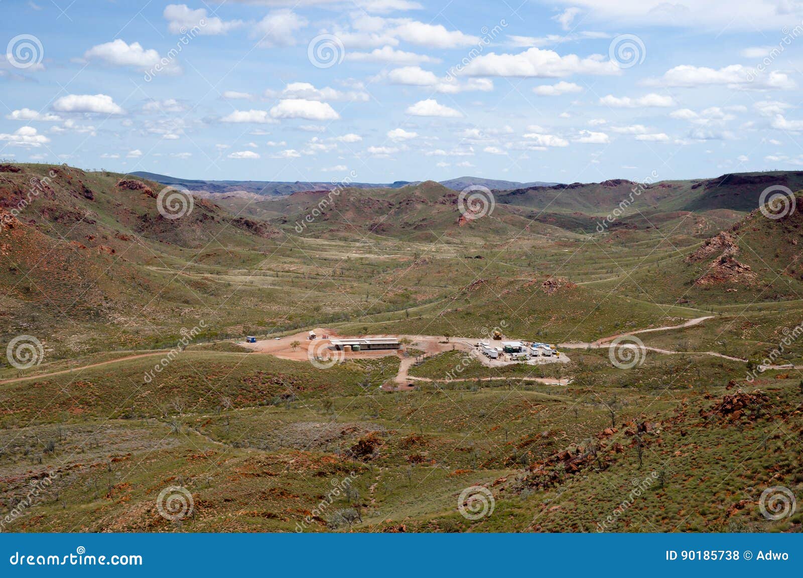 Exploration Mining Camp - Australia Stock Photo - Image of mining ...