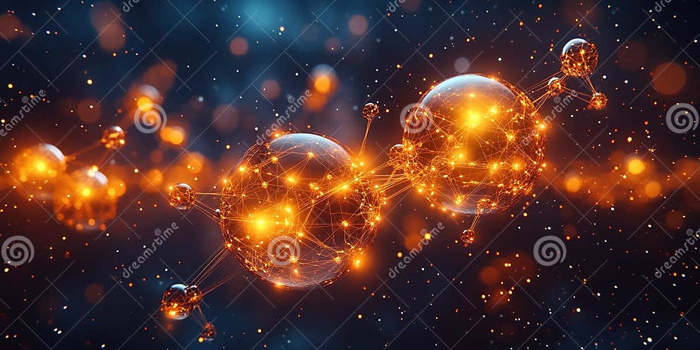 Exploration of Molecular Structures with Glowing Connections in a Dark ...